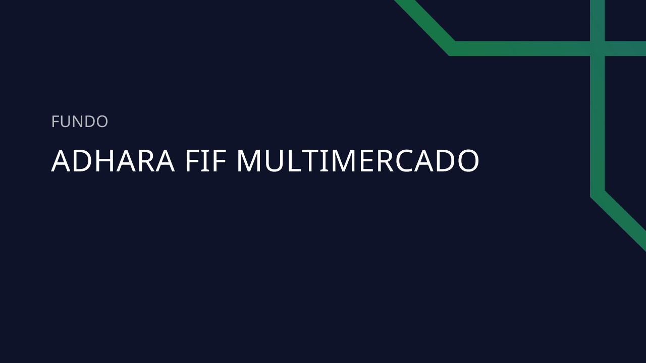 Fundo Adhara FIF Multimercado - 17.706.062/0001-16
