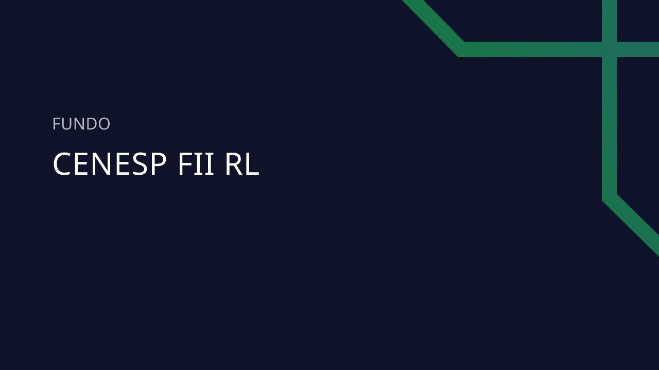 Fundo Cenesp FII RL - 13.551.286/0001-45
