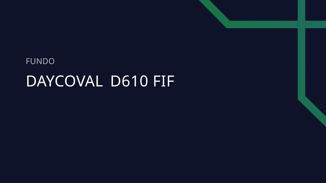 Fundo Daycoval D610 FIF - 55.594.704/0001-21