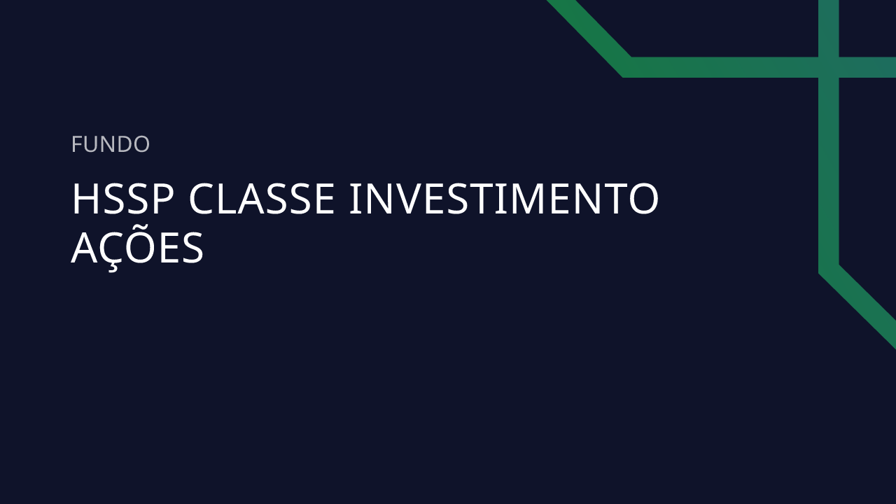 Fundo HSSP Classe Investimento Ações - 24.986.692/0001-57