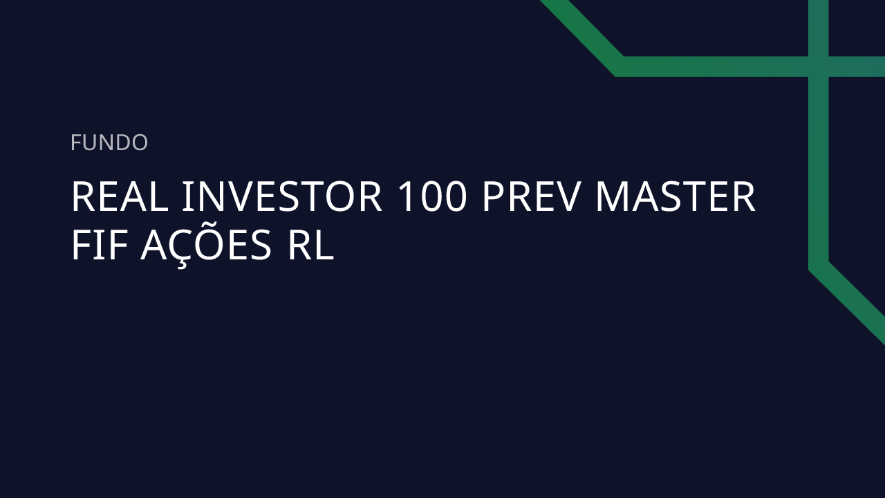 Fundo Real Investor 100 Prev Master FIF Ações RL