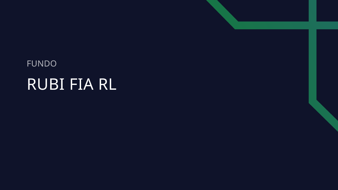 Fundo Rubi FIA RL - 58.436.194/0001-52