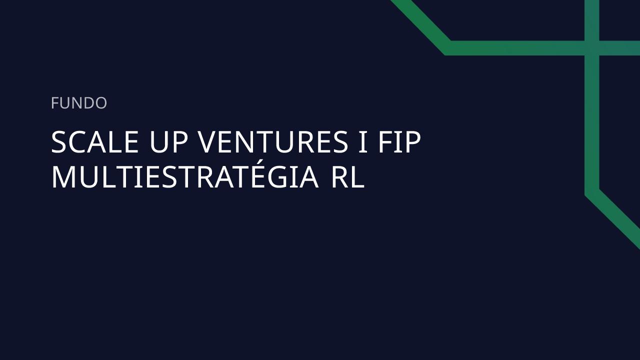 Fundo Scale UP Ventures I FIP Multiestratégia RL