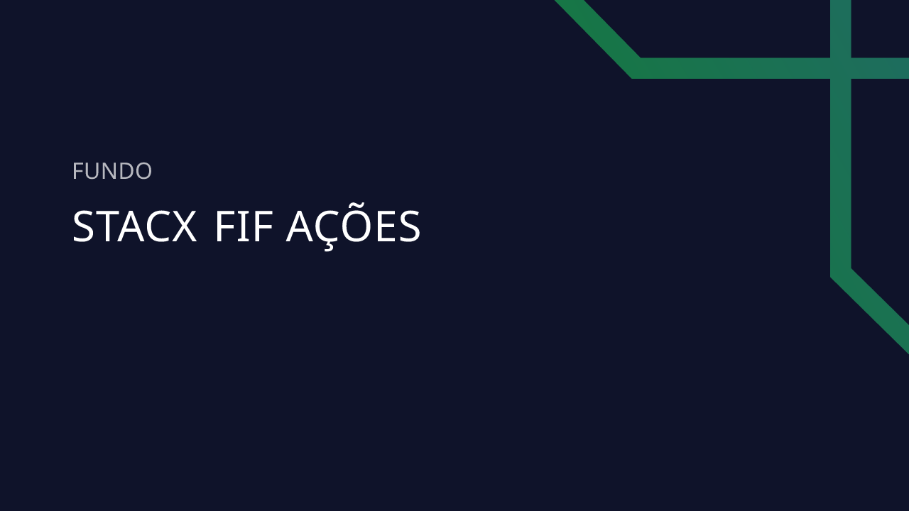 Fundo Stacx FIF Ações - 09.289.020/0001-07