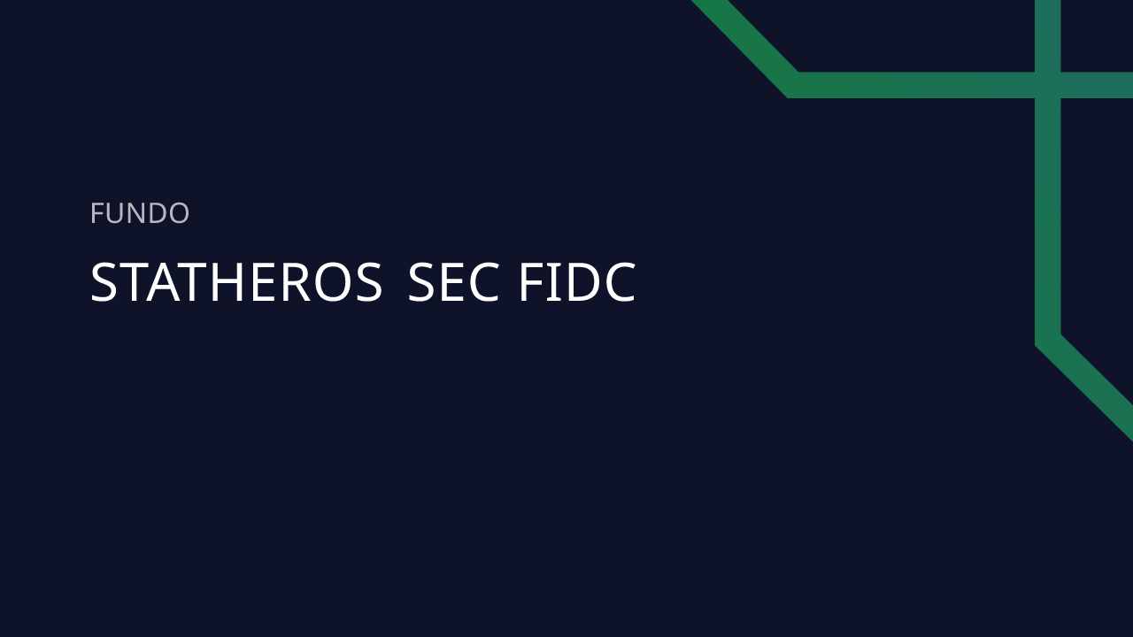 Fundo Statheros Sec FIDC - 66.396.782/0001-38